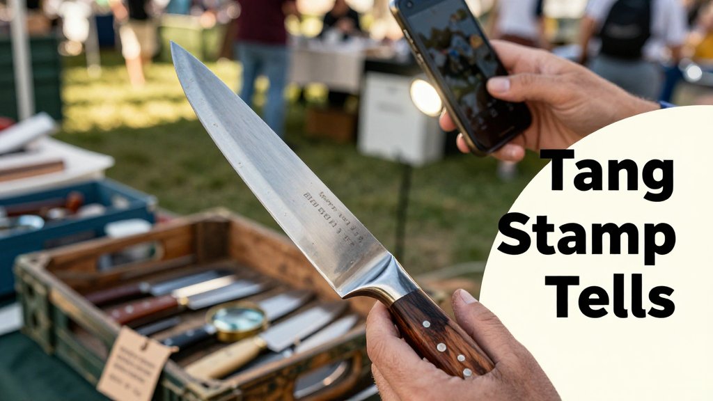 Thrifted Kitchen Knives: Tang Stamps That Predict Value | Thrift AI