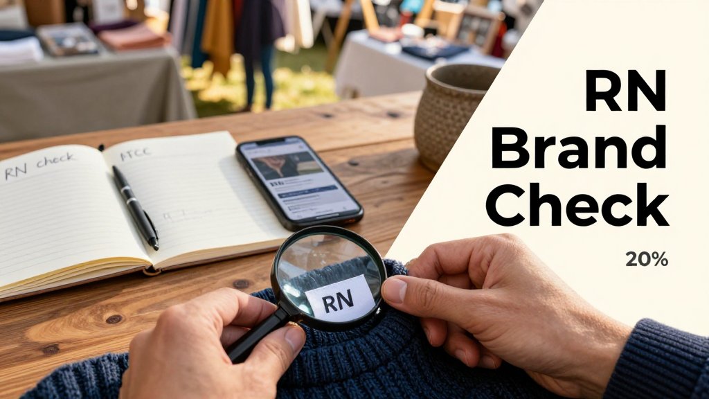 RN Numbers Explained, Verify Brands Before You Buy | Thrift AI