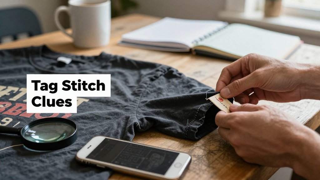 Vintage Band Tees: Tag, Stitch, Print Value Clues | Thrift AI